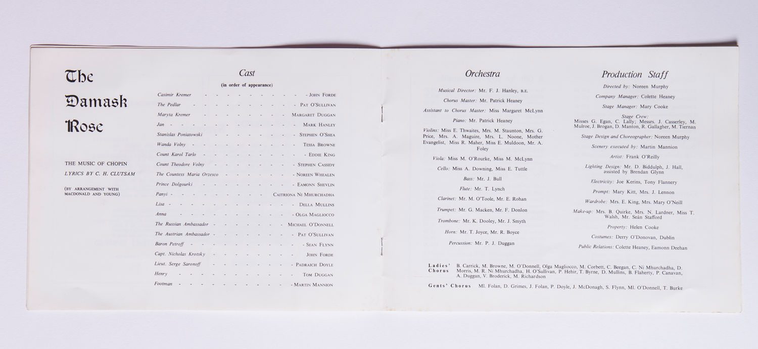 Town Hall Theatre Programme, 1973 • Galway City Museum