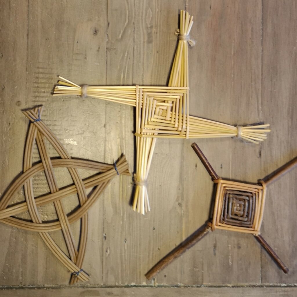 St Brigid and St Brigid's Cross • Galway City Museum