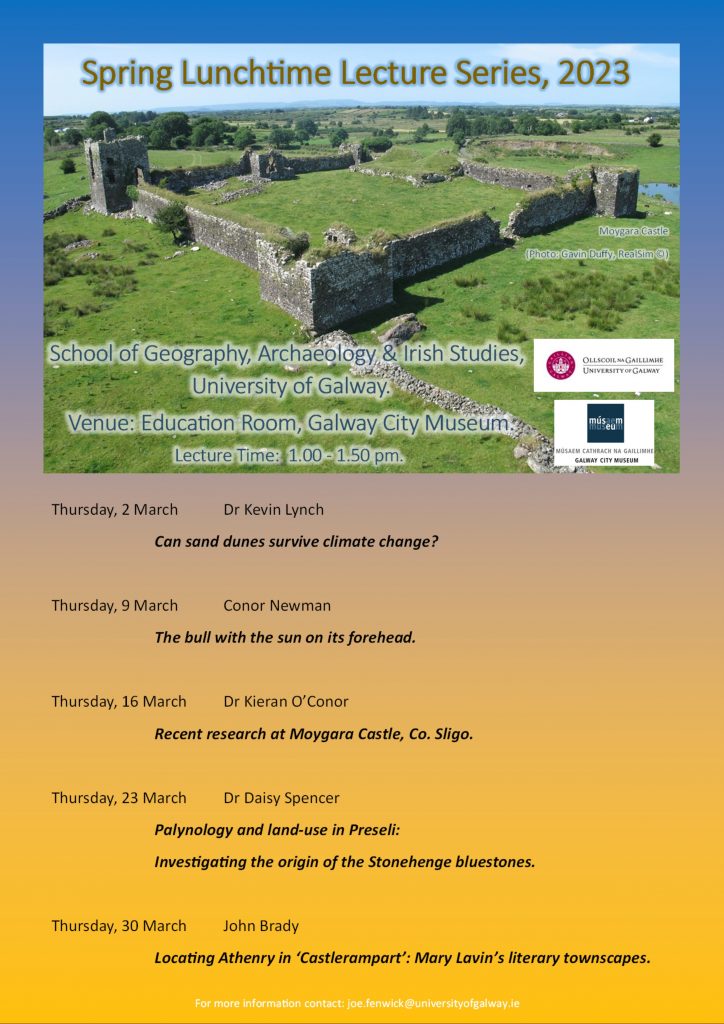 Spring Lunchtime Lecture Series • Galway City Museum